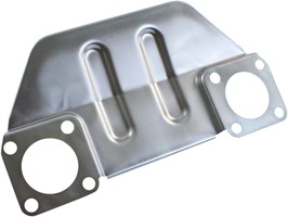 Heat shield double carburetors