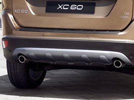 Skidplate achterbumper Volvo XC60 09-13 dub.uitlaat excl R-design ...